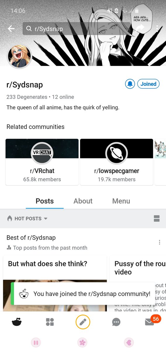 Senpai noticed y'all : r/Sydsnap