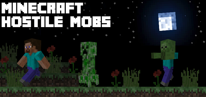 All Hostile Minecraft Mobs