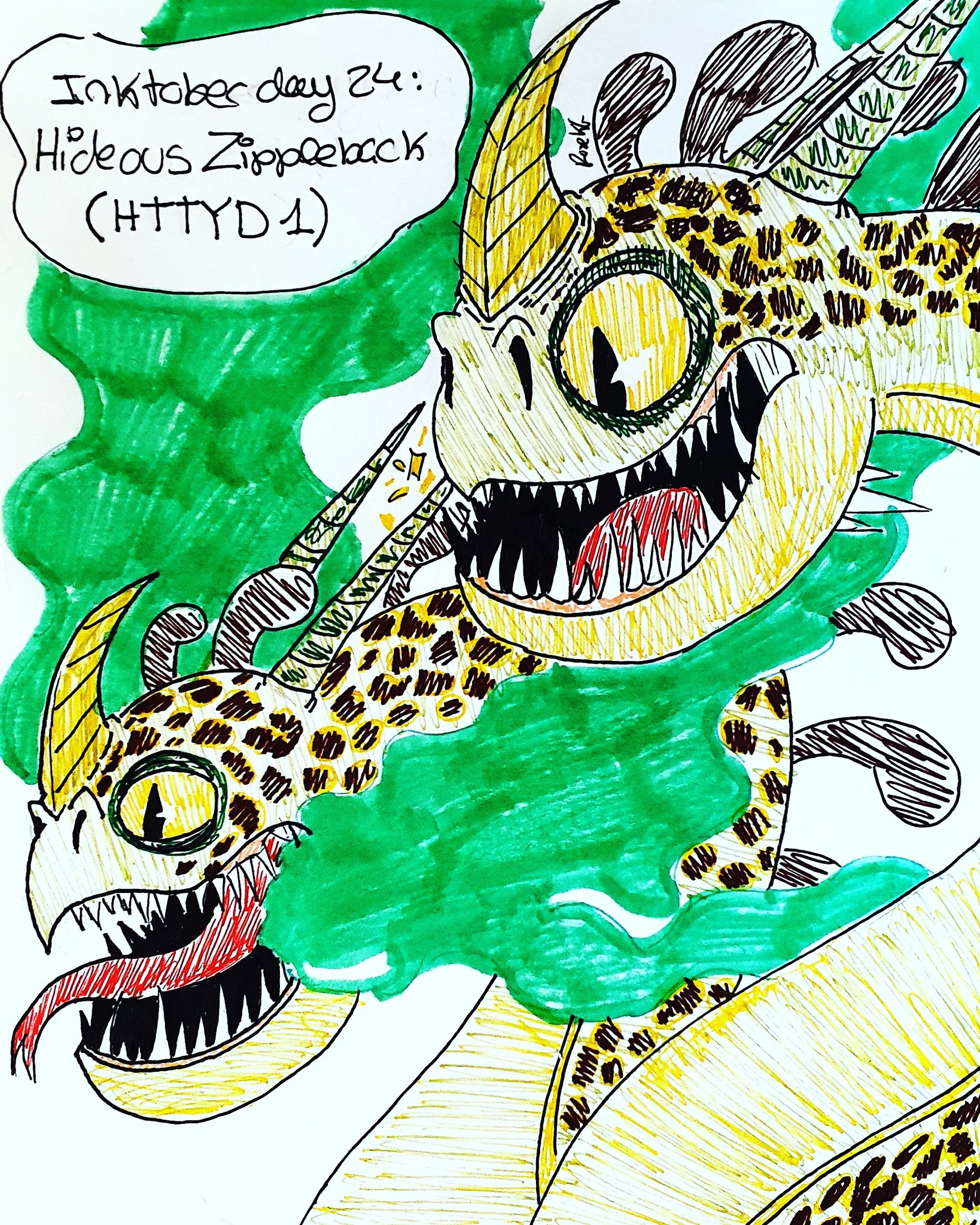 How To Train Your Dragon 2 Hideous Zippleback