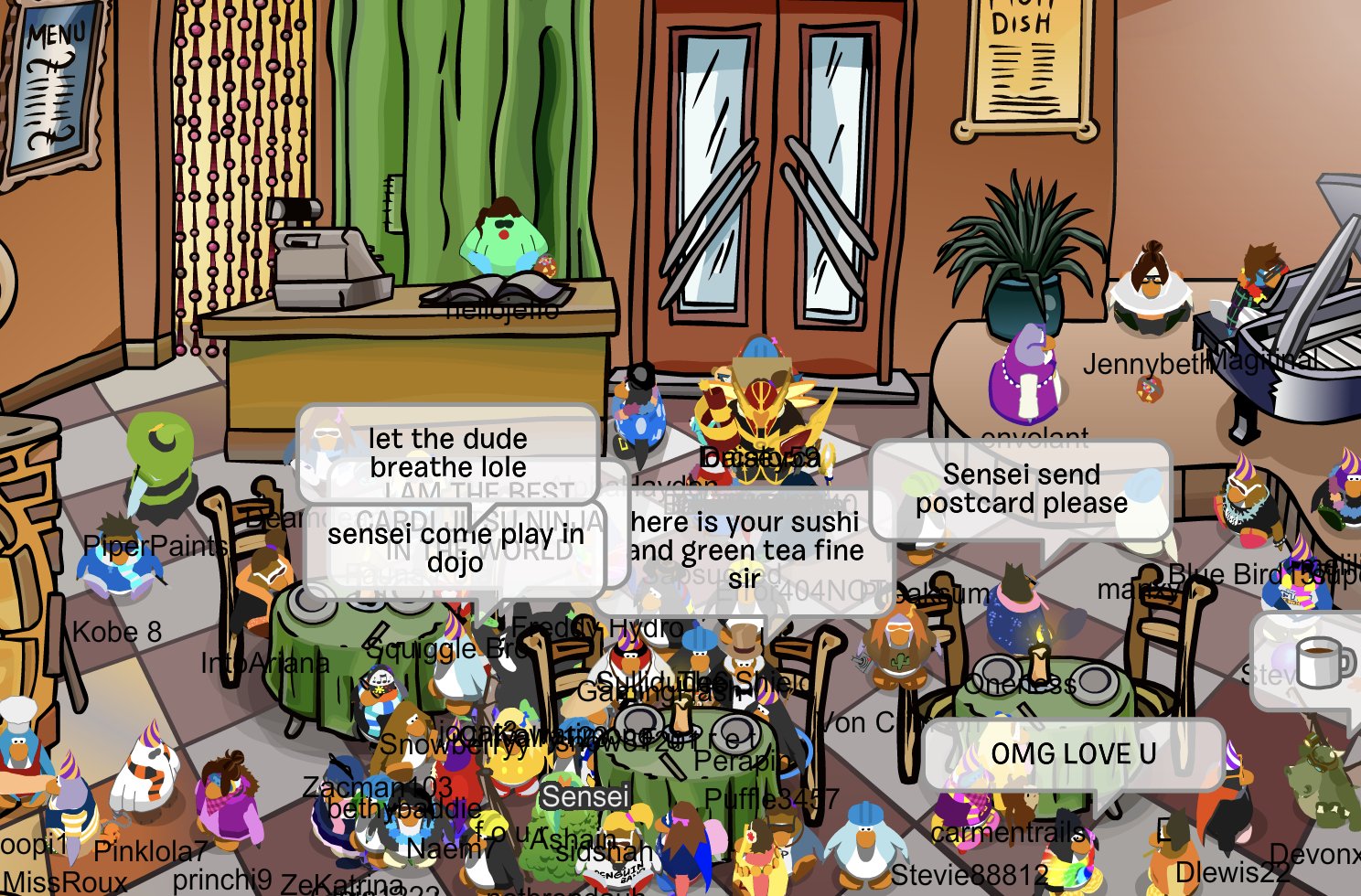 Club Penguin Sensei Puffle