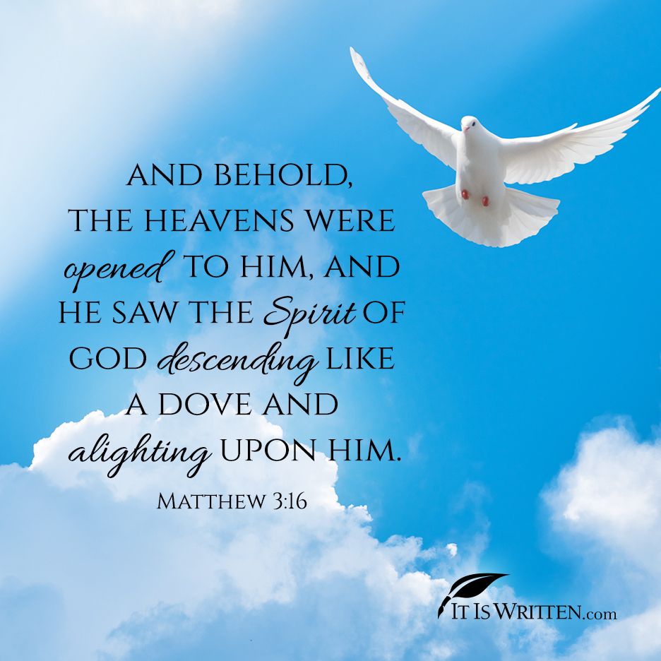 Jesus Baptism Dove