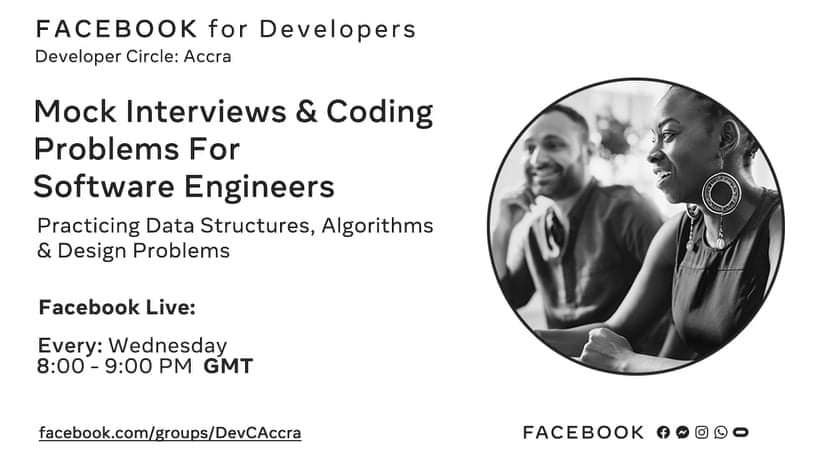 Facebook Developer Circle: Accra on Twitter: "We are still taking volunteers for our # ...