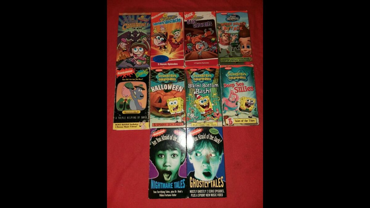 Spongebob Vhs Lot