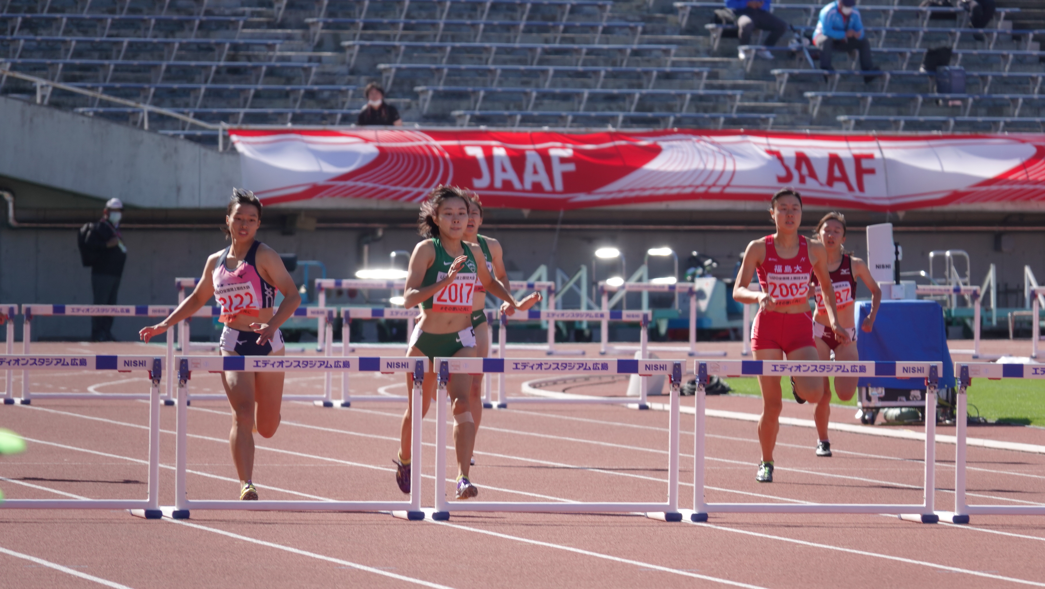 日本陸上競技連盟 on Twitter: "【#U20全国陸上】 女子400mH優勝は、#中野菜乃 選手（武庫川女子大・兵庫）58秒94🙌 #その想いと共に で応援メッセージをツイートして ...