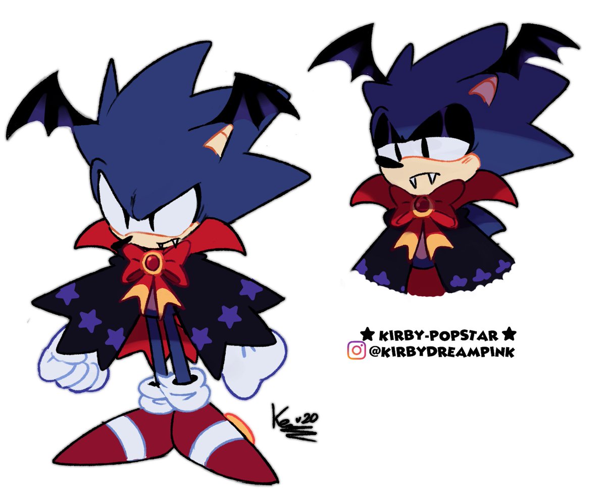 「Vampire Sonic! ? Happy early halloween」|🎄Kirby-Popstar🎄のイラスト