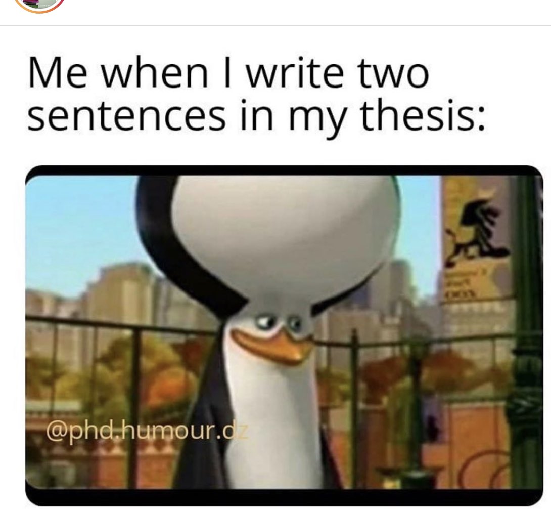 Thesis Writing Meme