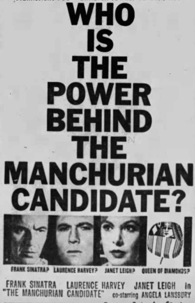 The Manchurian Candidate 1962 Poster