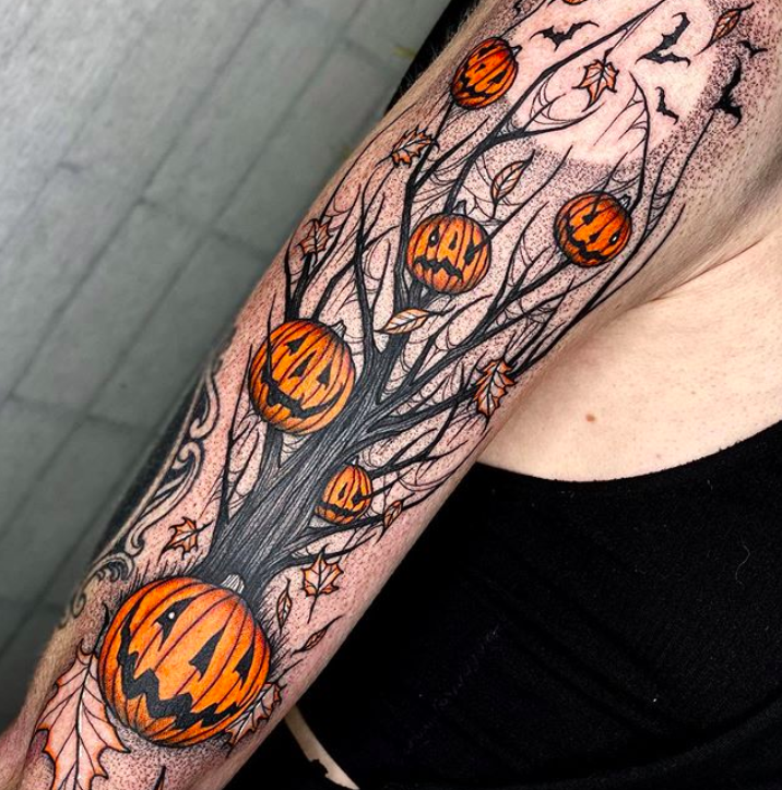 Gothic Tree Tattoo