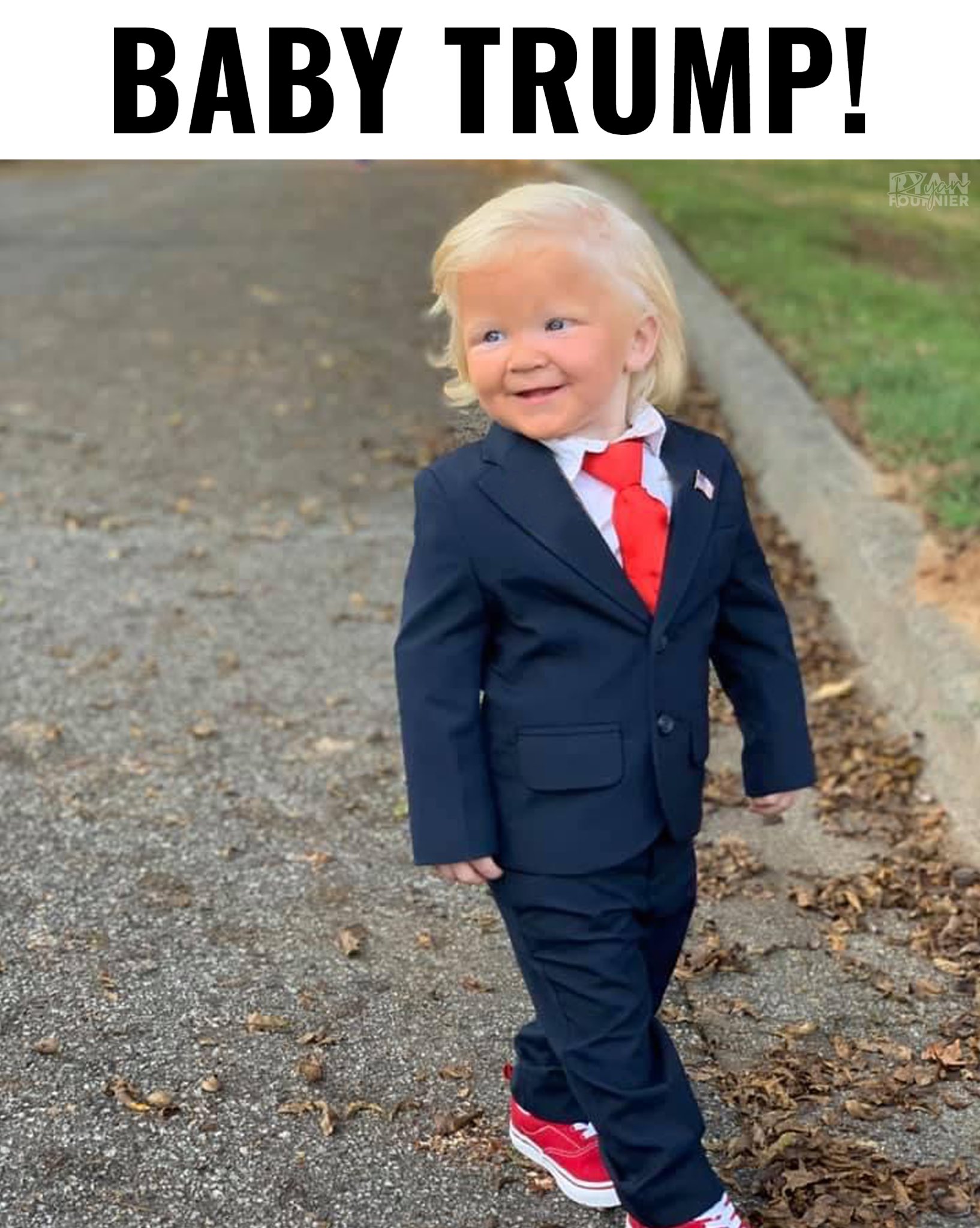 Baby In Suit Meme