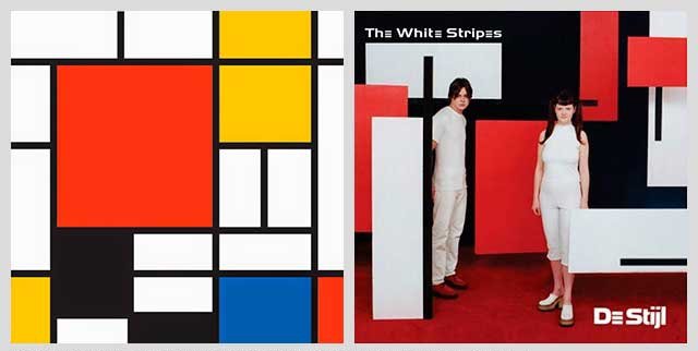 De Stijl White Stripes
