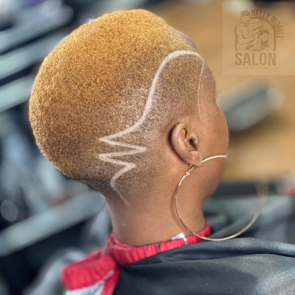 Nelly Haircut Sanny Nelly Eyo