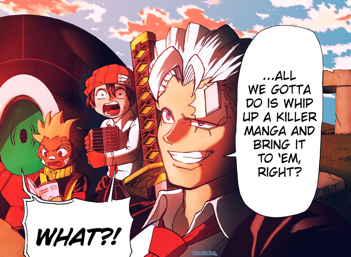「Undead Unluck coloring - Makin' manga to save the world #Un」glowing ...