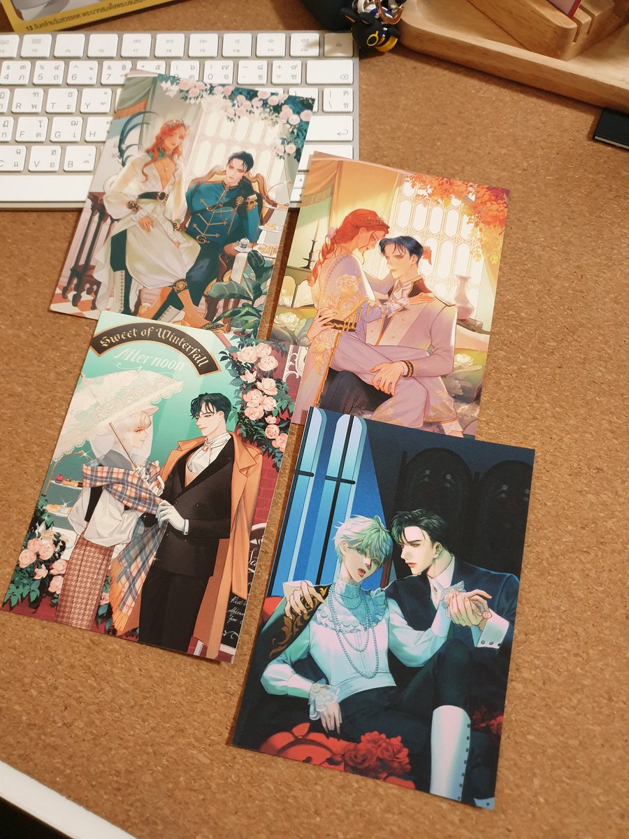 「ได้รับโปสการ์ดจากคุณ @Monrita_novel ค่ะ 」|HIRUNAのイラスト