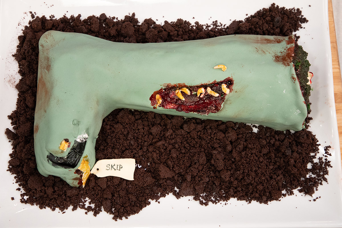 Severed Arm Cake