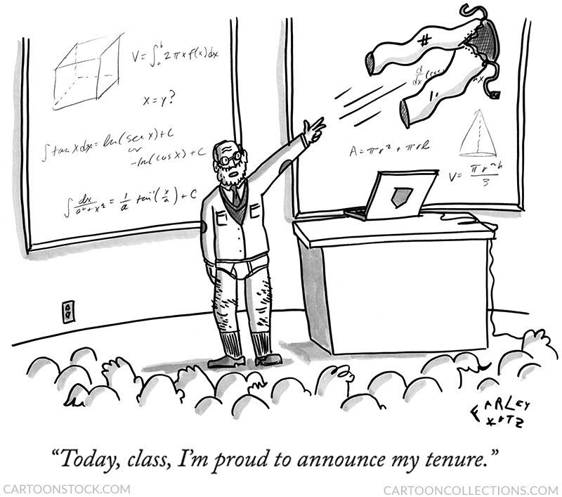 College Professor Cartoon