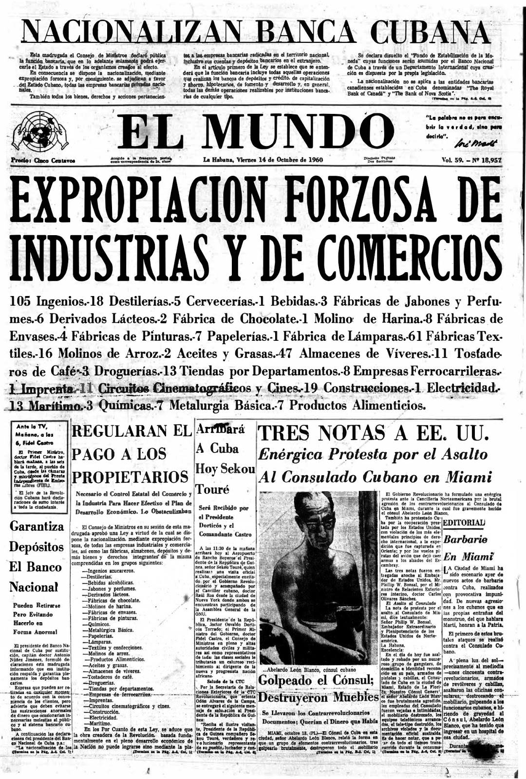 Newspaper Havana Cuba