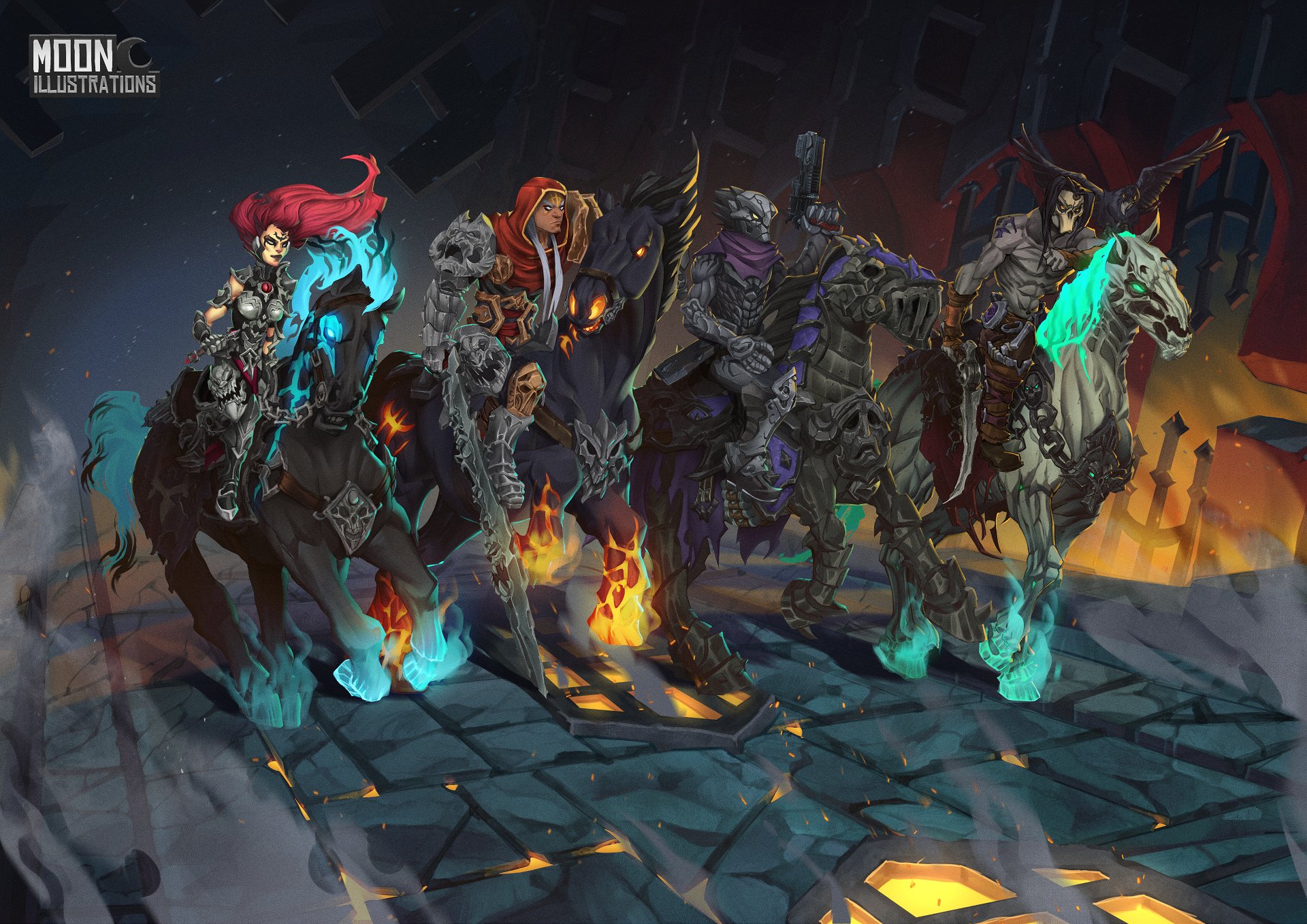 The Four Horsemen Of The Apocalypse Darksiders A New Darksiders Game