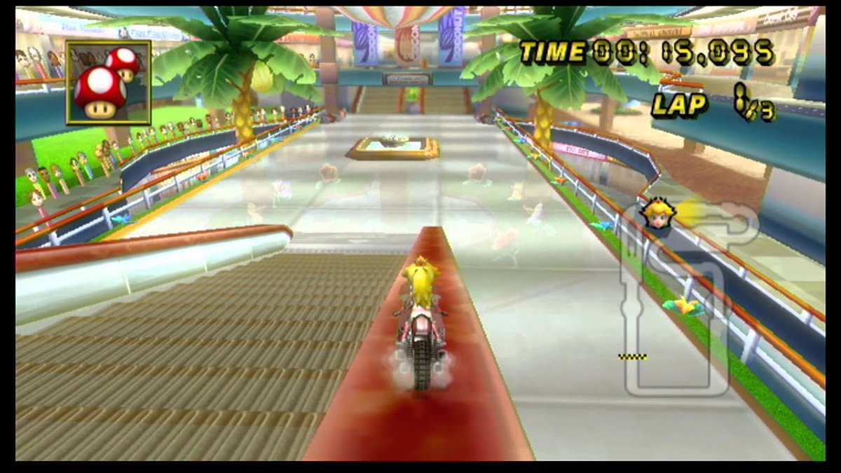 Mario Kart Wii Coconut Mall