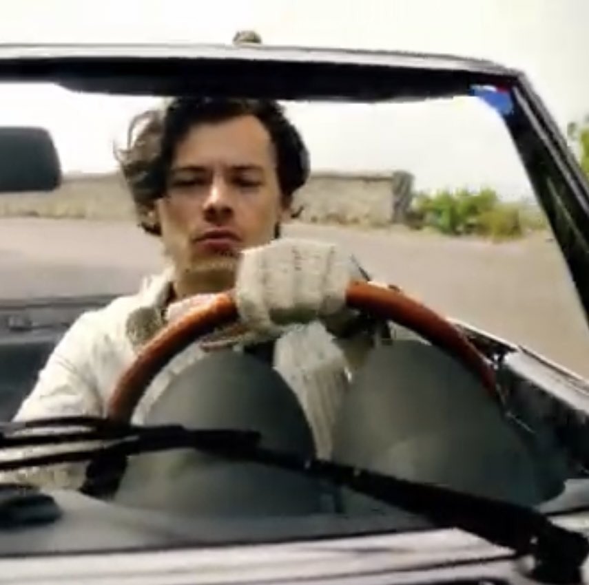 Harry Styles Driving