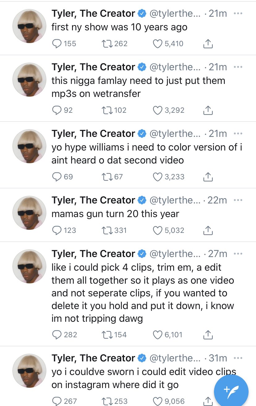 Tyler The Creator Tweets