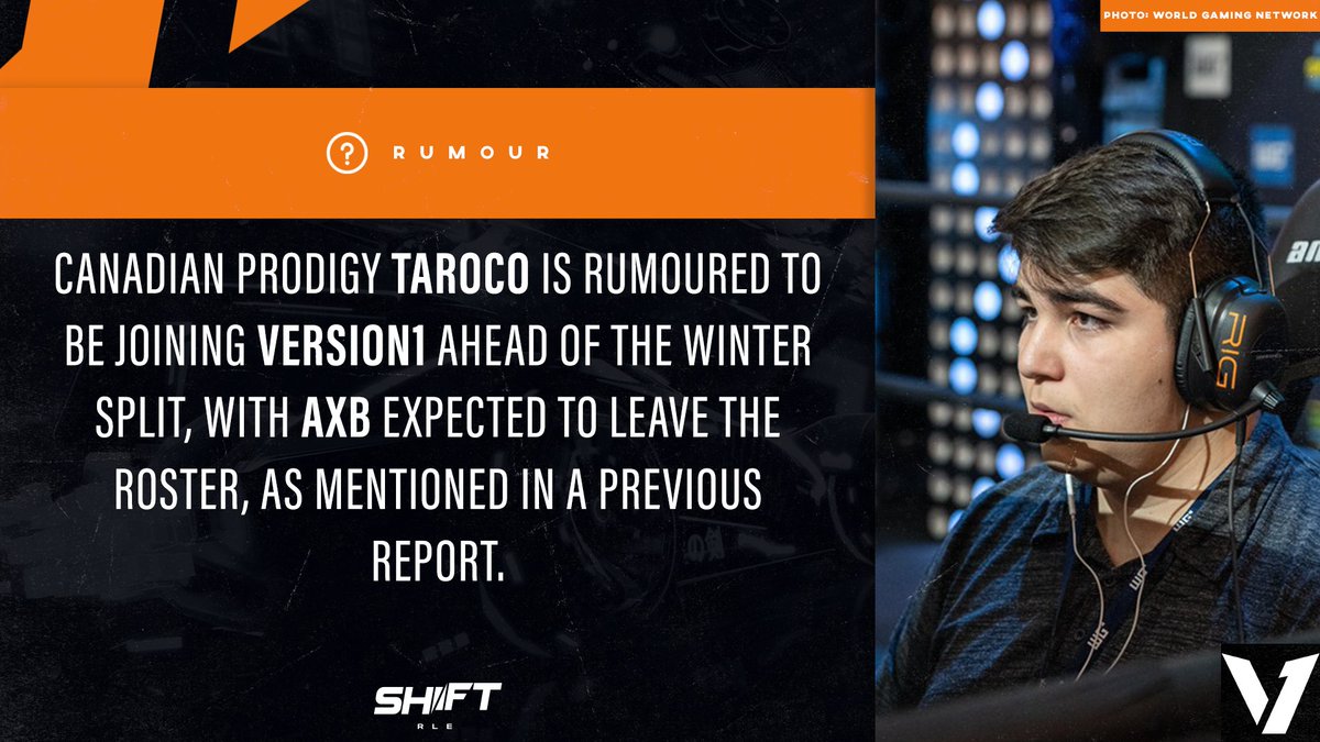 Shift: V1 reportedly looking at recruiting Taroco : r/RocketLeagueEsports
