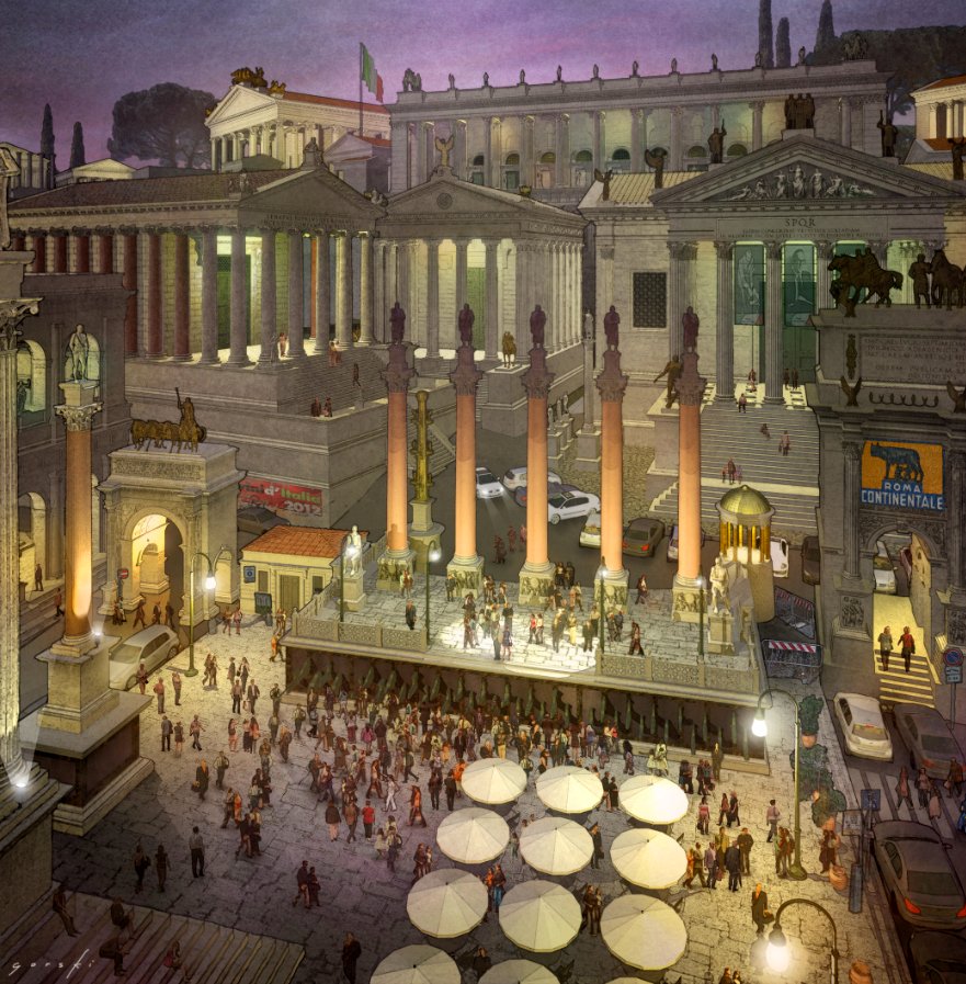 Roman Forum Reconstruction