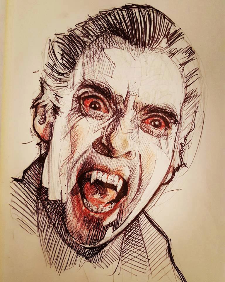 Vampire Dracula Drawing Cartoon Dracula Drawing How To Draw A