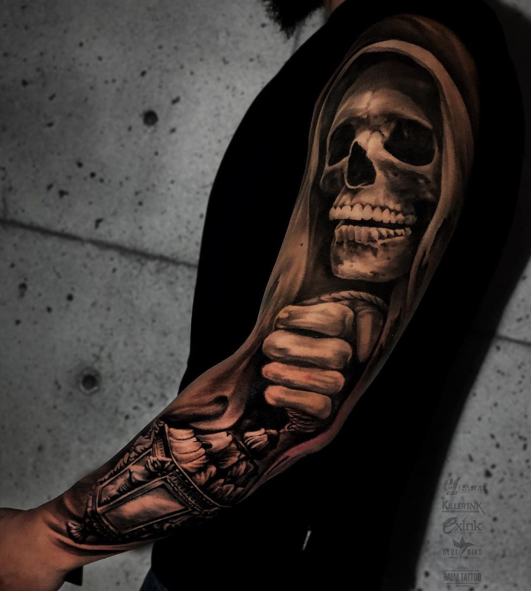 Reaper Tattoos For Men