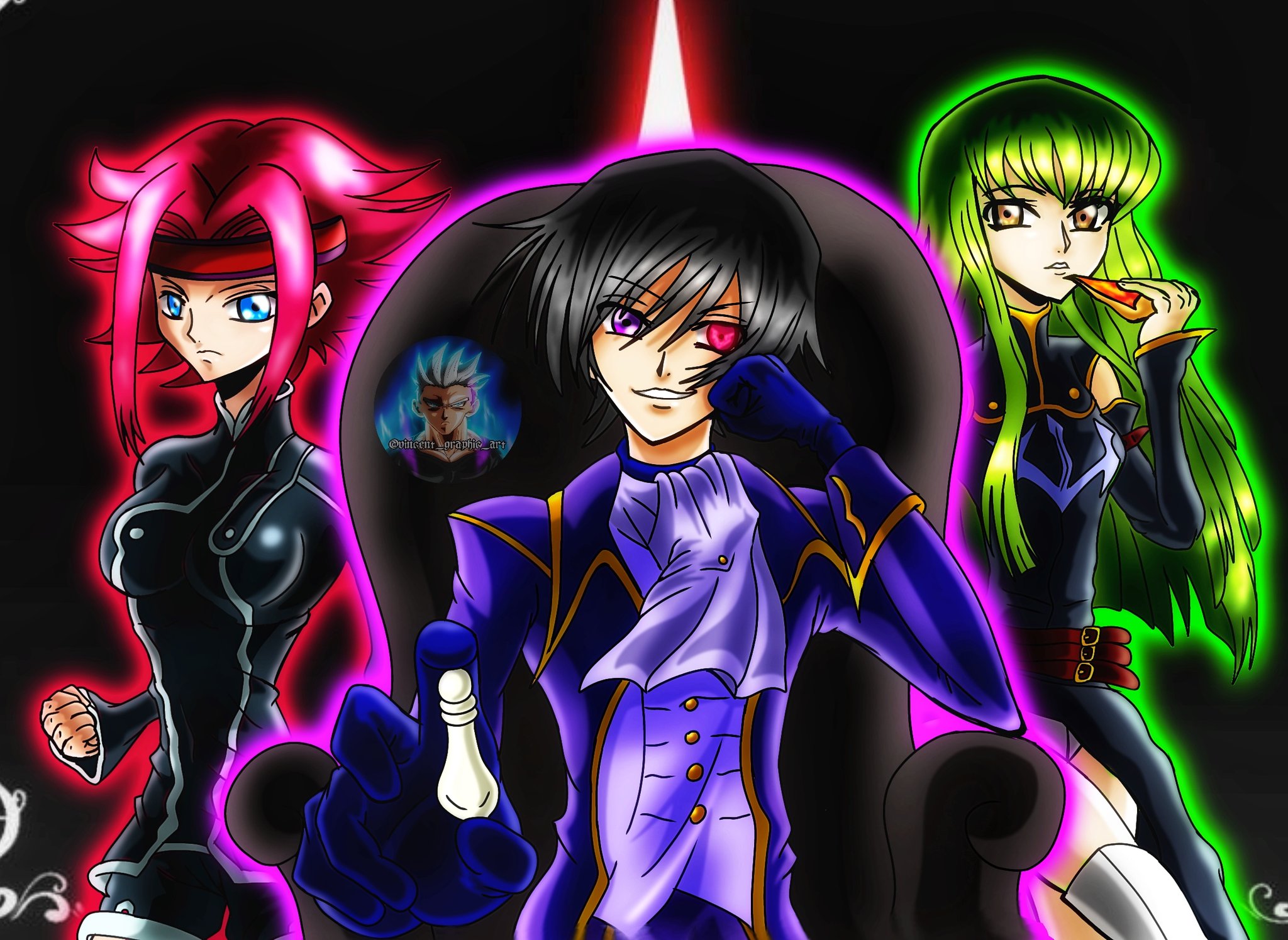 Code Geass Lelouch And Shirley Wallpaper