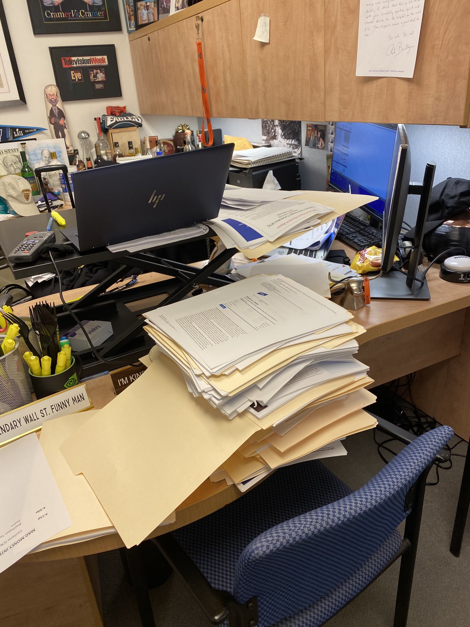 Positive Studies Messy Desk Area