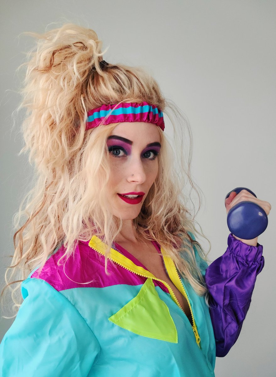 80s Workout Hair