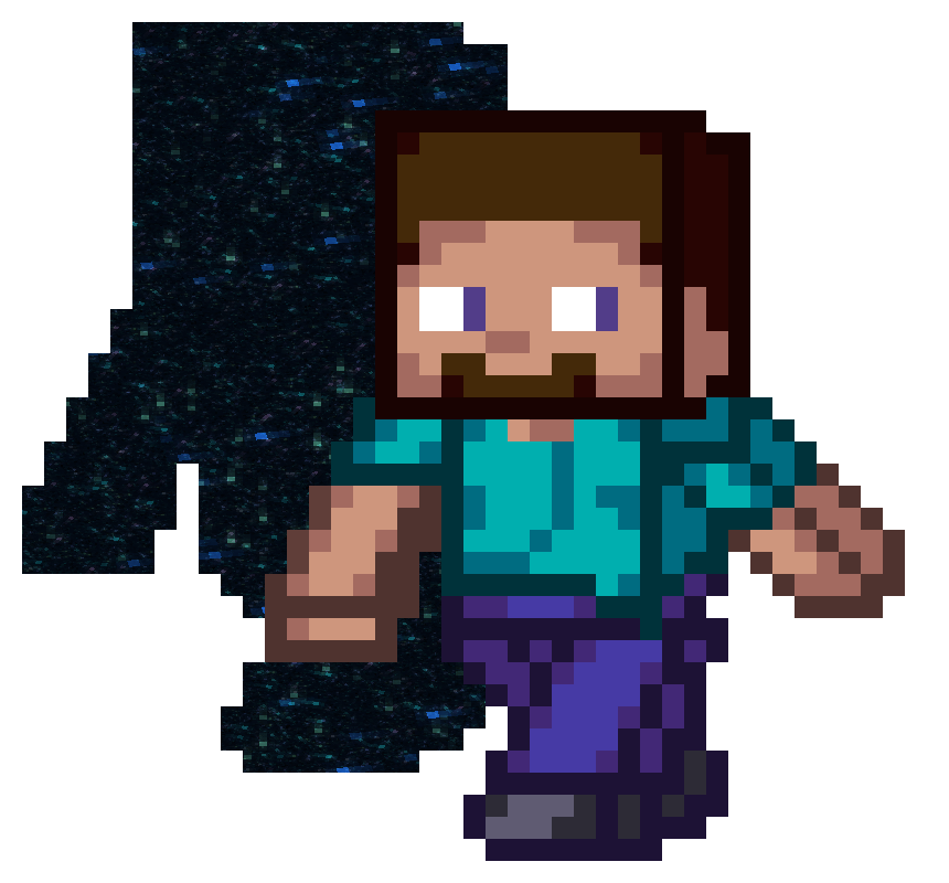 Herobrine Pixel Art