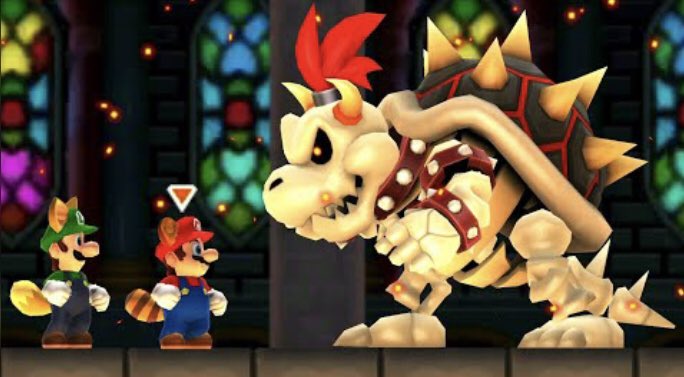 Dry Bowser New Super Mario Bros 2