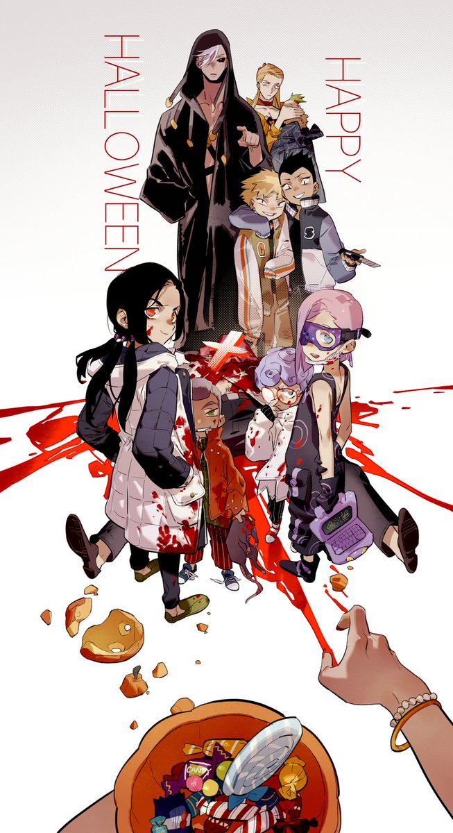 Abnormal family AU】 Trick or treat?Hap」|La Jotmanのイラスト