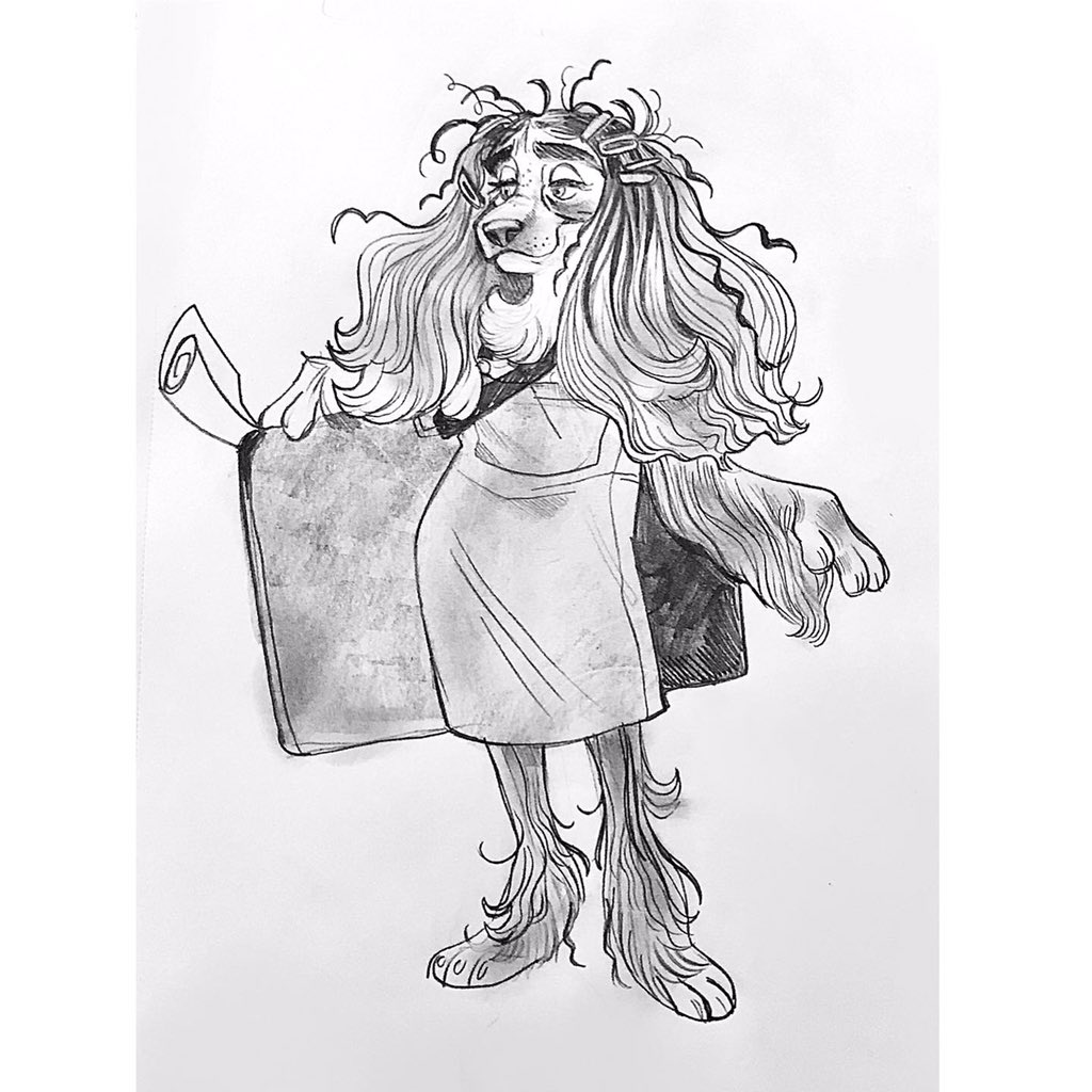 「fursona ? I love English spaniels :) 」em ☀️の漫画