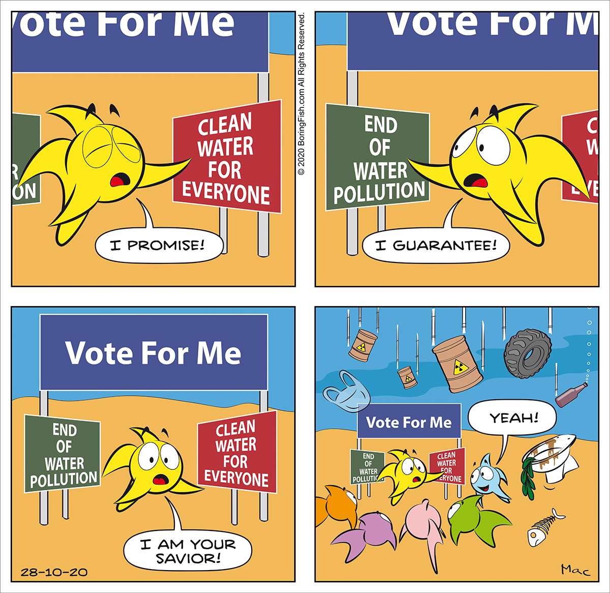 Funny Water Pollution Cartoons