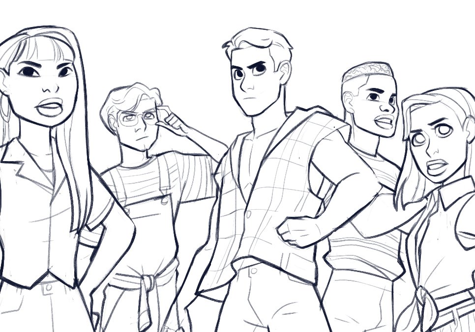 「finally with my best girl Trini~!! 」Squeegool🏳️‍🌈の漫画