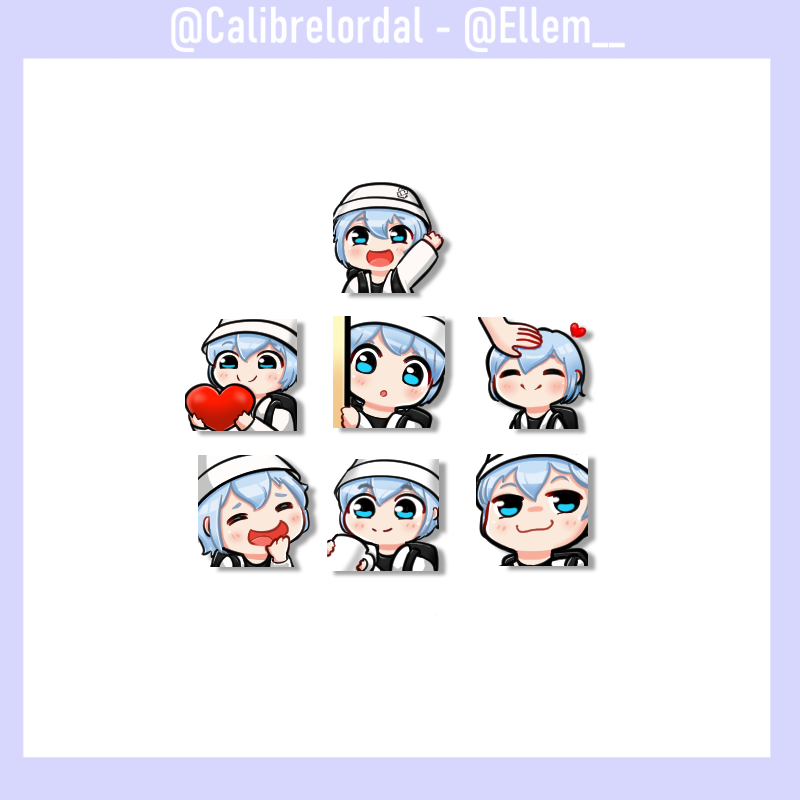 Drawing & Illustration Digital Chibi Commission and Twitch Emotes etna ...