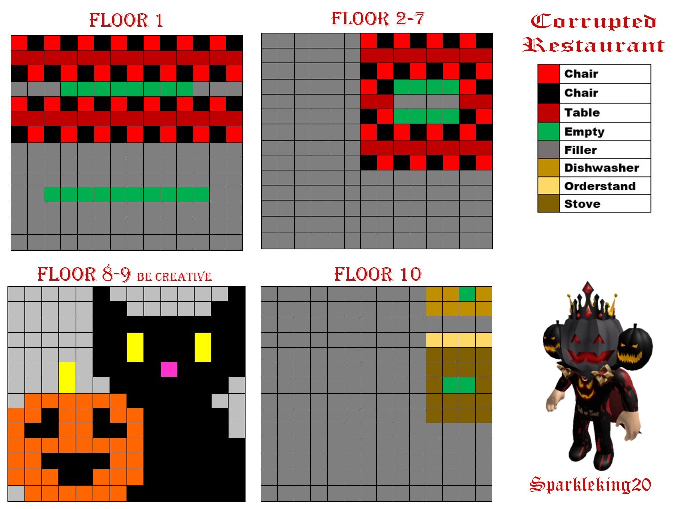 Minecraft Restaurant Blueprints