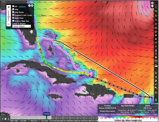 Marine Weather Forecast Services | Weather Routing Inc