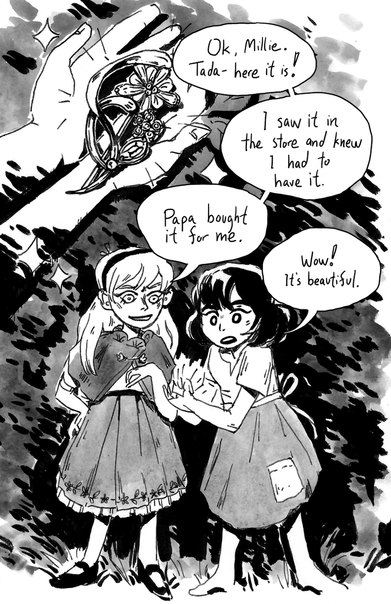 「A comic for October: GORGE. It's about a girl who falls in a」🩸 Mapurl 🩸 Jayvik Preorders 2/2 ...