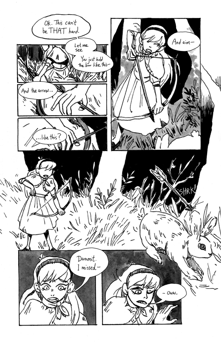 「A comic for October: GORGE. It's about a girl who falls in a」🩸 Mapurl 🩸 Jayvik Preorders 2/2 ...