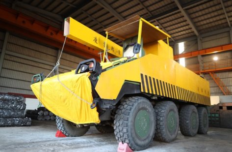 Taiwan: IFV disguised as construction equipment, tank disguised as ...