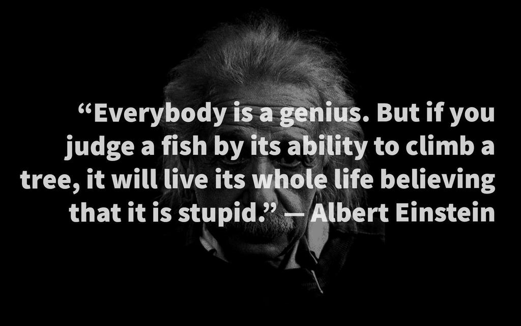 Albert Einstein Quotes Fish