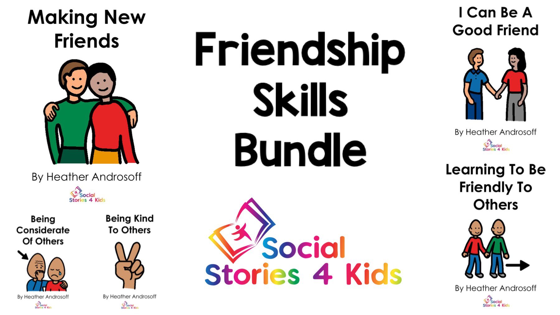 Making Friends Social Stories For Girls AND/OR Boys, 55% OFF