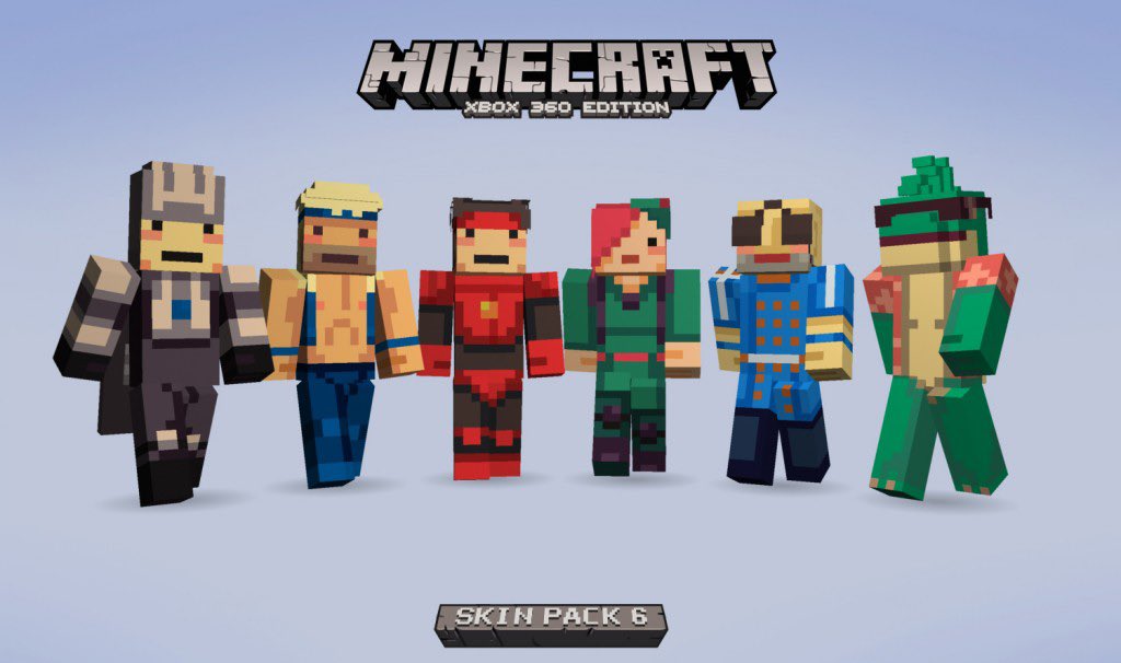 Summer Of Arcade Minecraft Skin Pack Fidget