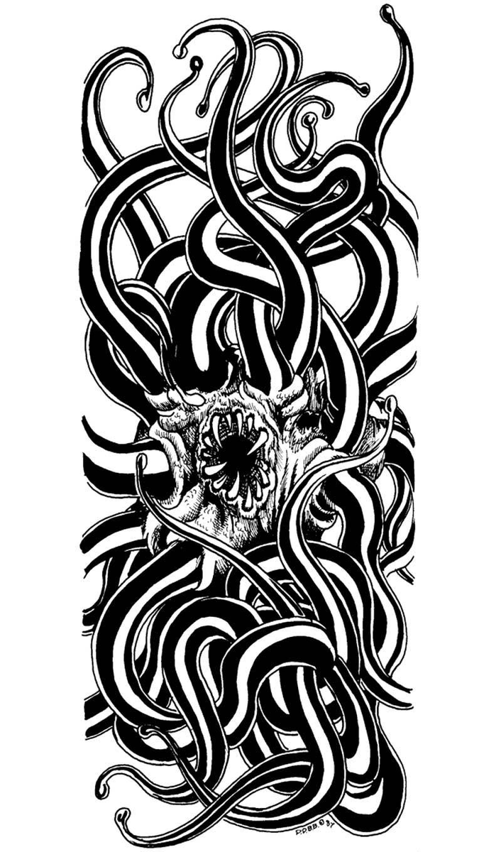 A void monster can manifest itself as a writhing mass of tentacles when ...