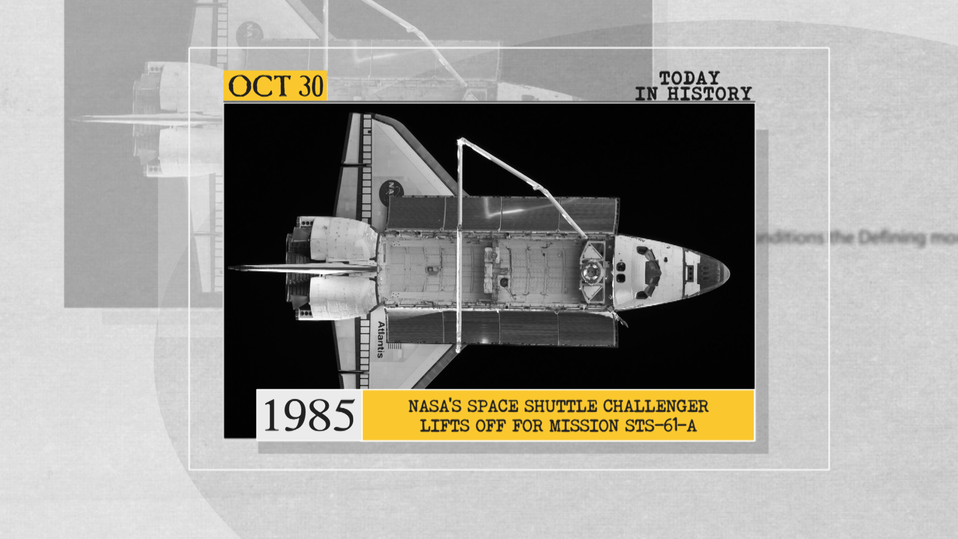 Nasa Challenger Lift Off