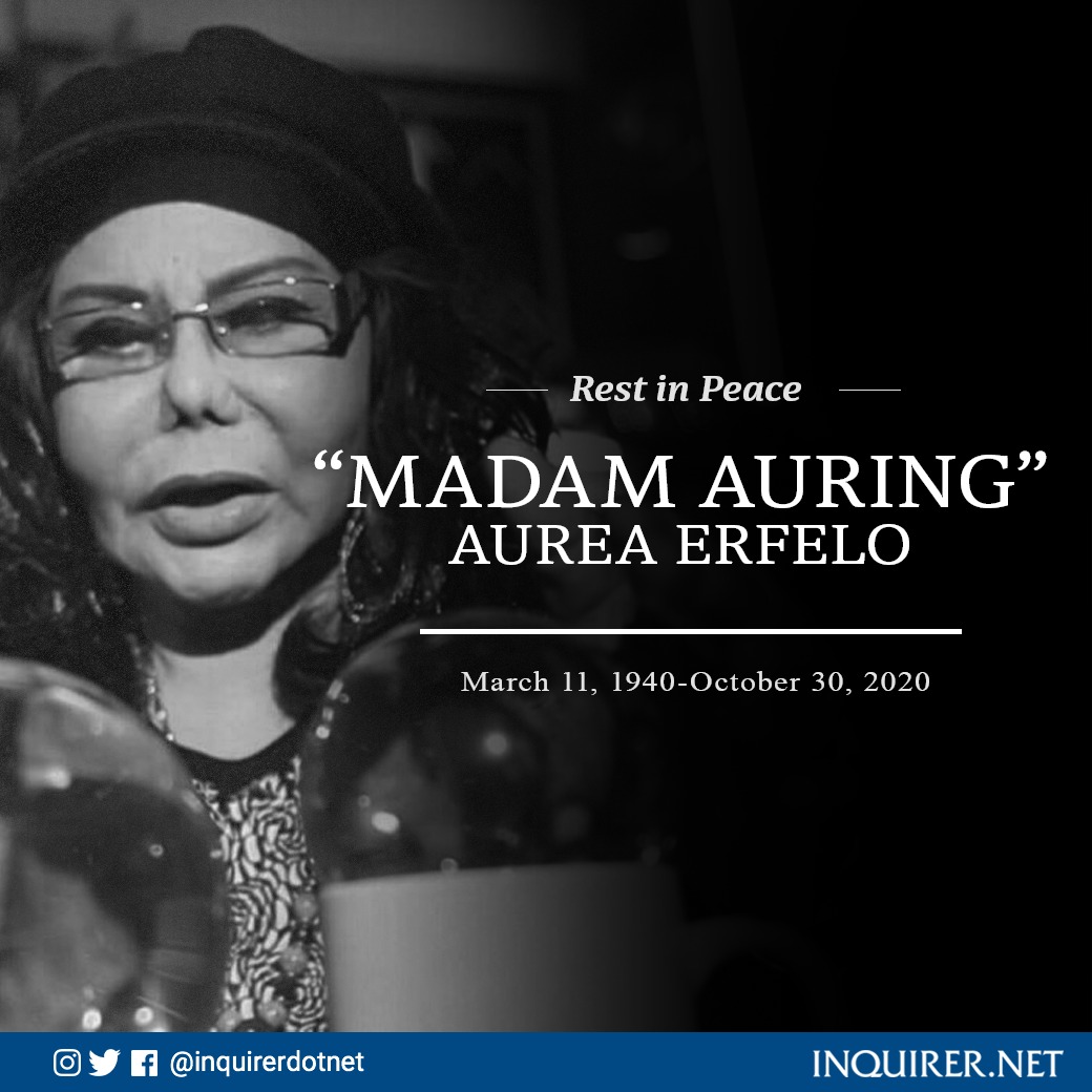 BREAKING: Filipino fortune teller and actress Madam Auring has passed away at the age of 80, her ...