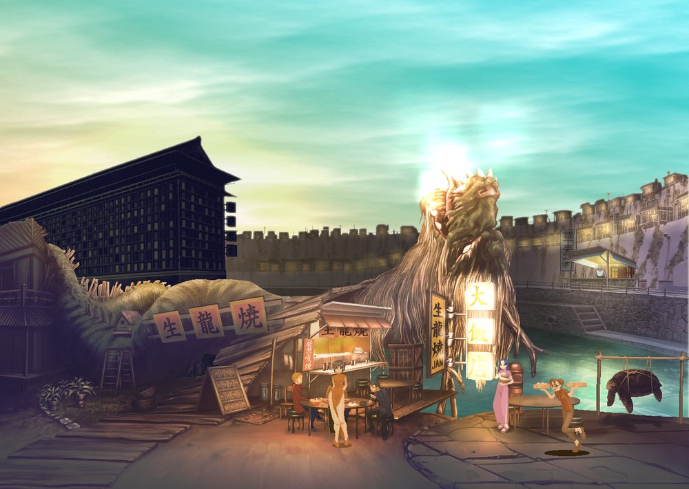 Fighting Game Stages City